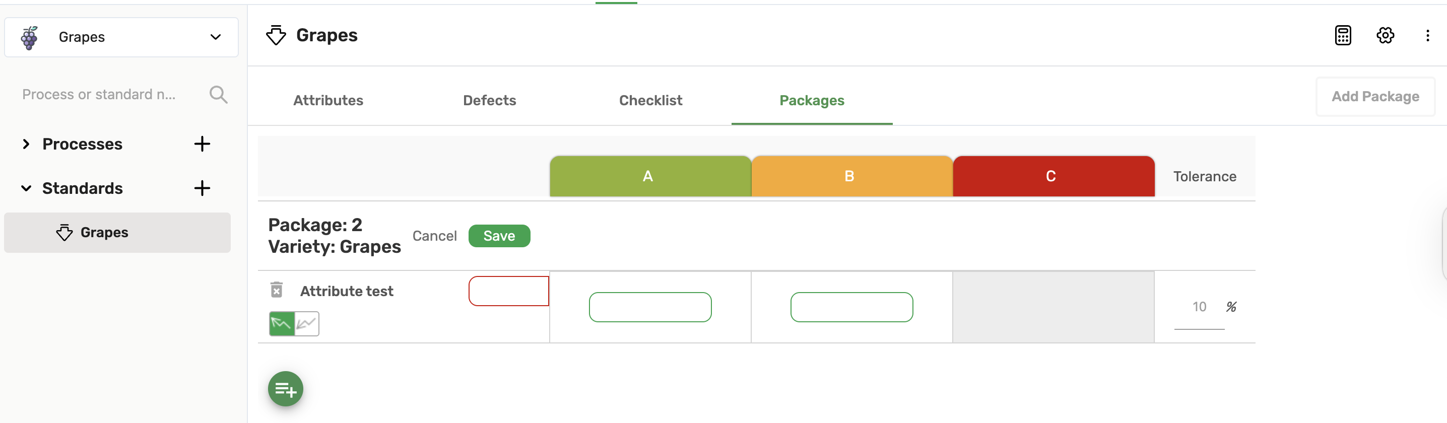 Advanced Package-Based Grading in Standards – Clarifresh Help Center